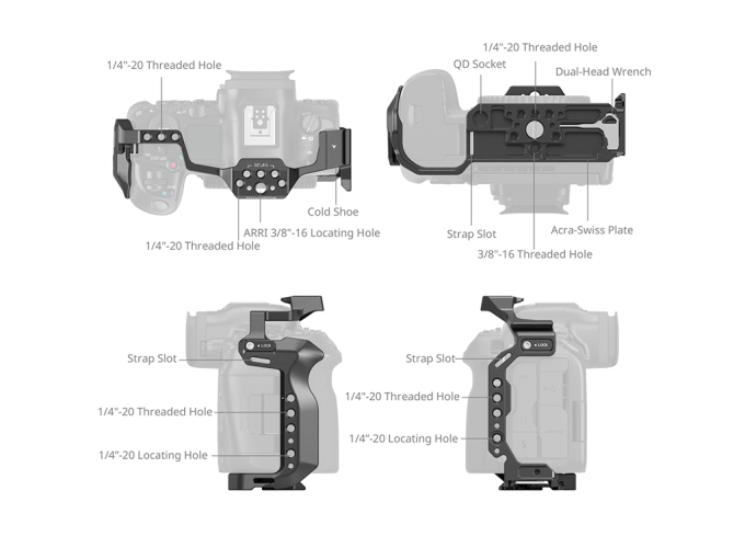 SmallRig 4978 Canon EOS R5 MII için Kafes - Türkiye’de Amerika ...
